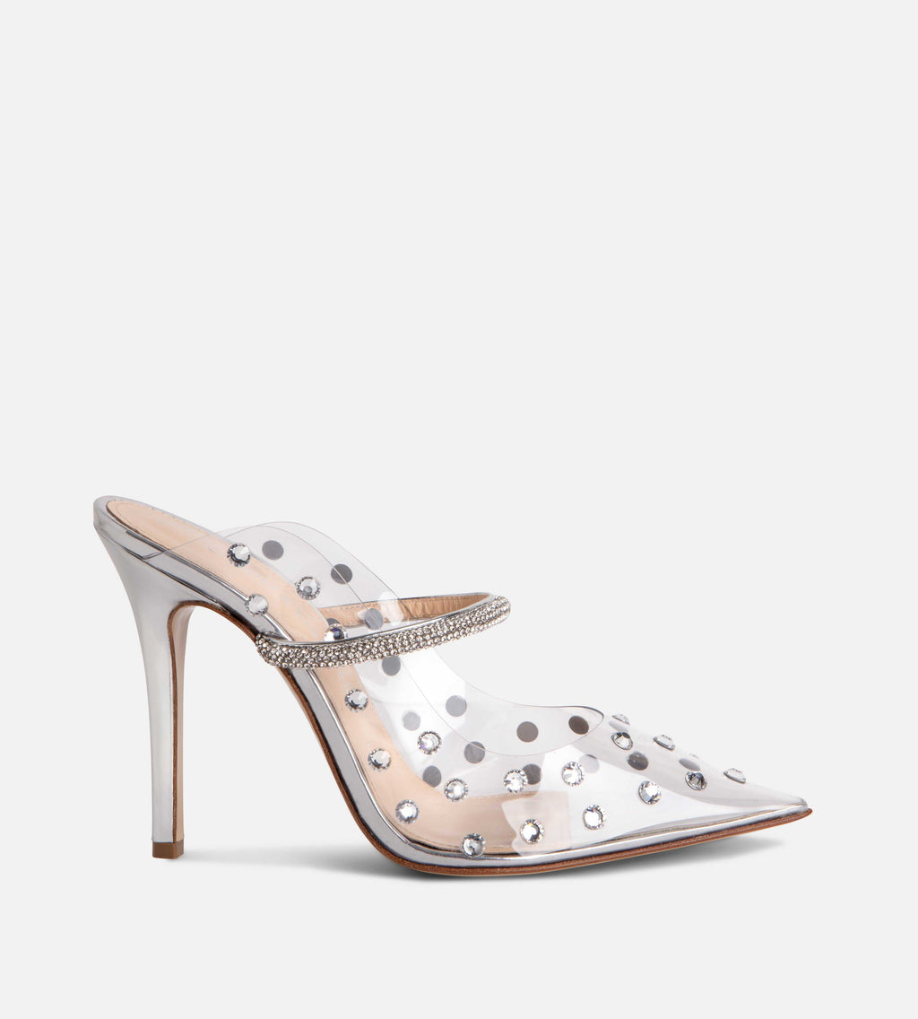 Bianca Glass Mule | Pointed Toe Shoe | Camilla Gabrieli